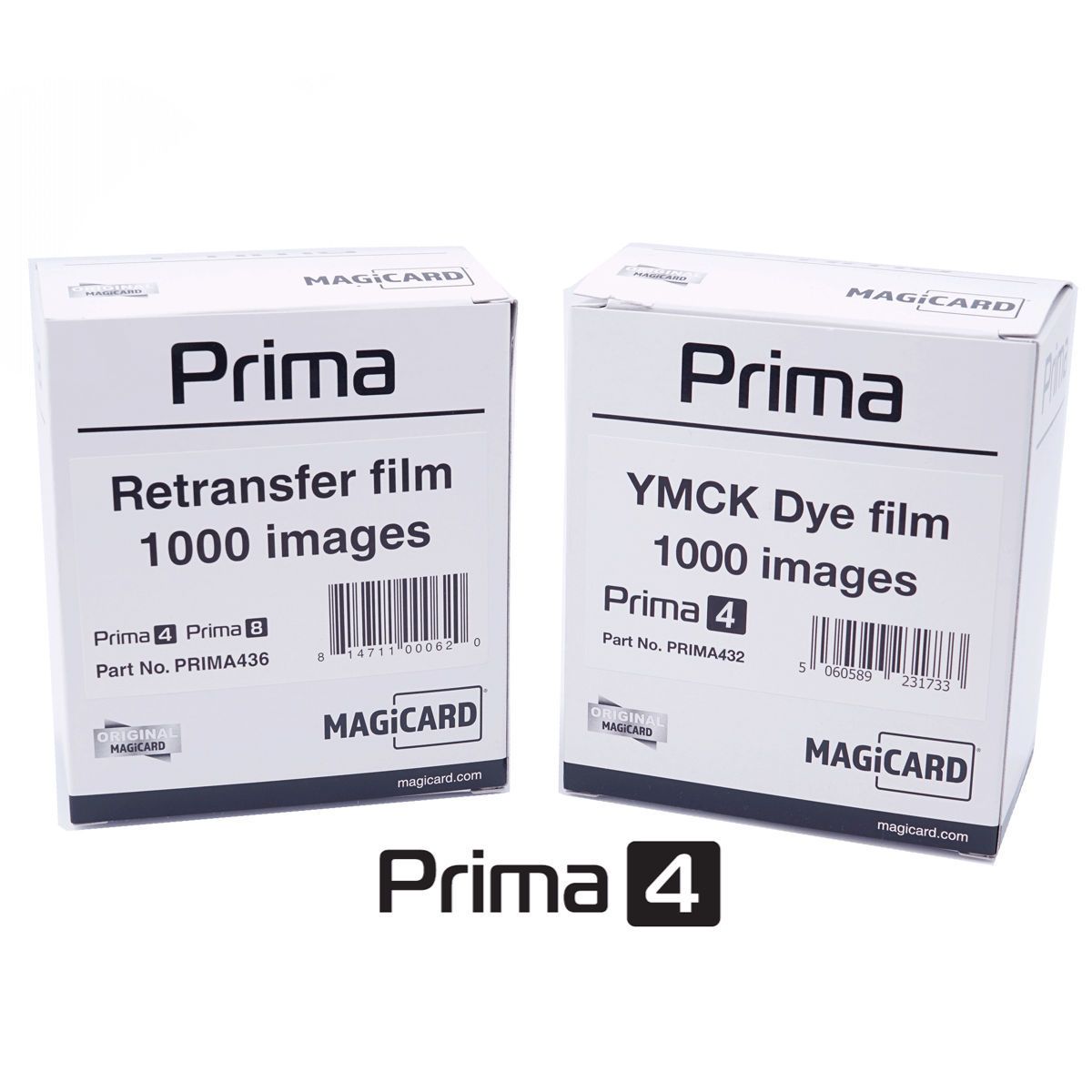 Magicard Prima 4 Bundle, YMCK1000+RT1000